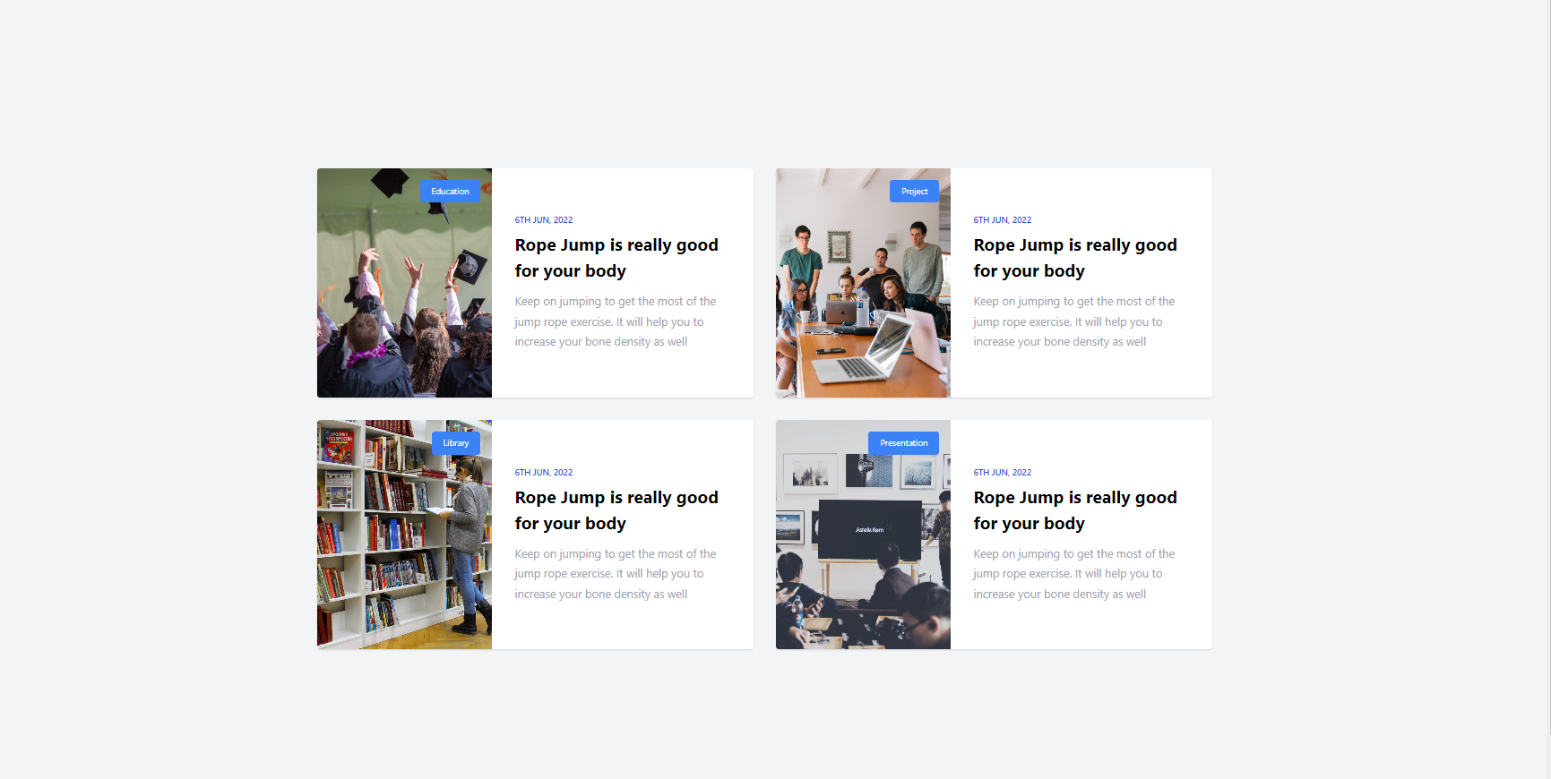 Tailwind CSS Blog by Yujesh K C on Dribbble