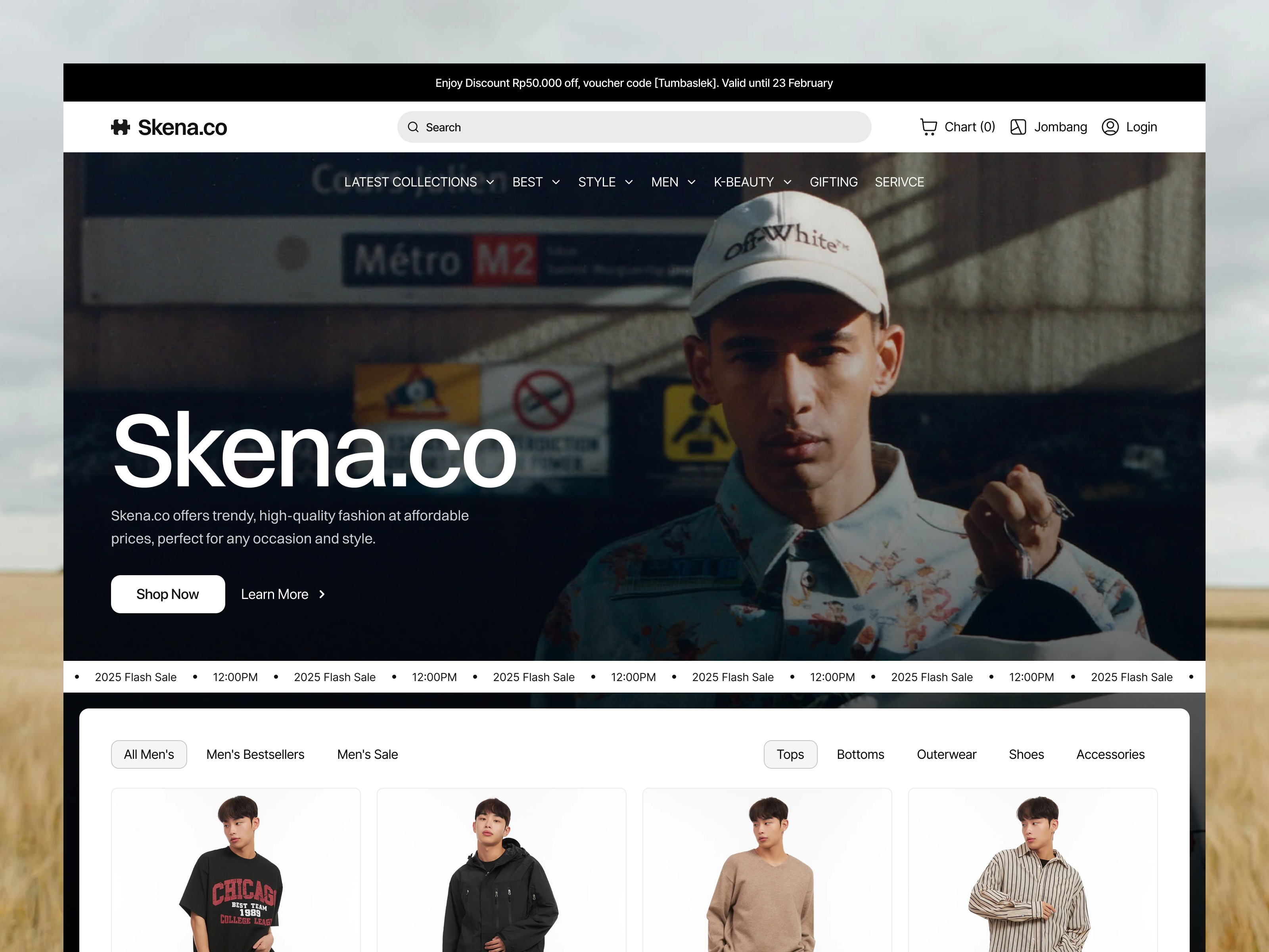 Skena.co-Fashion Ecommerce Website by Vektora UIUX for Vektora on Dribbble
