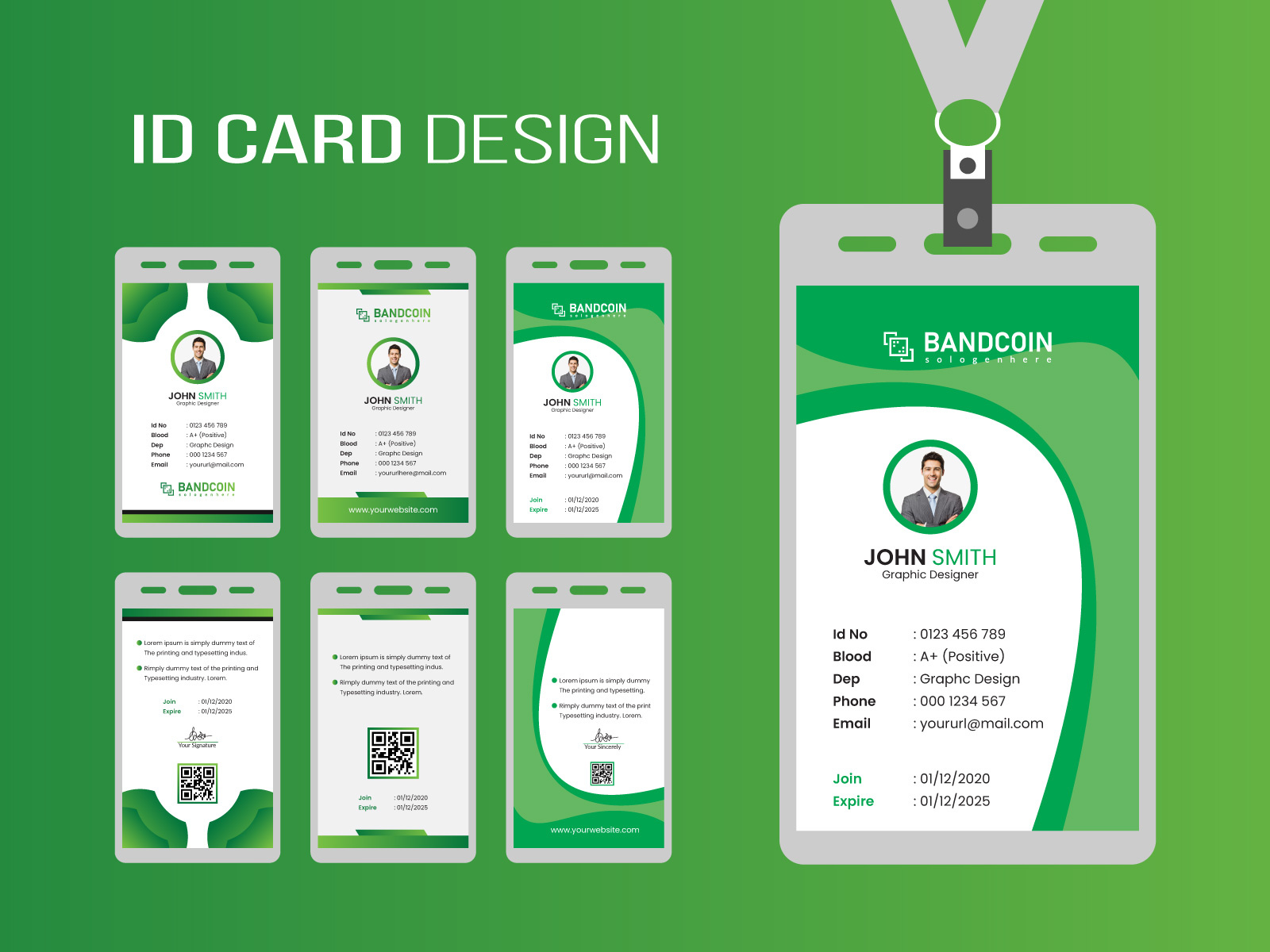 Professional ID Card Template Design by Obydullah on Dribbble
