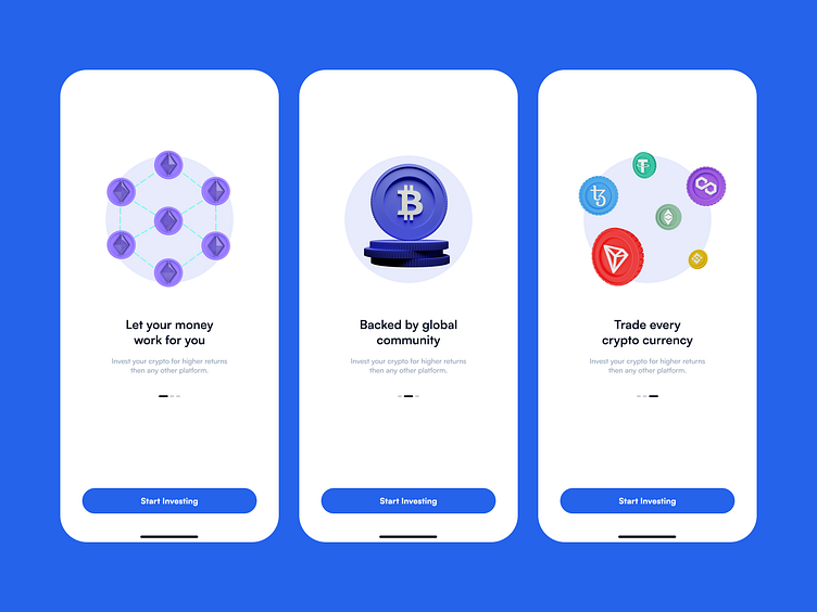 Simple Onboarding Experience by Burge Design on Dribbble