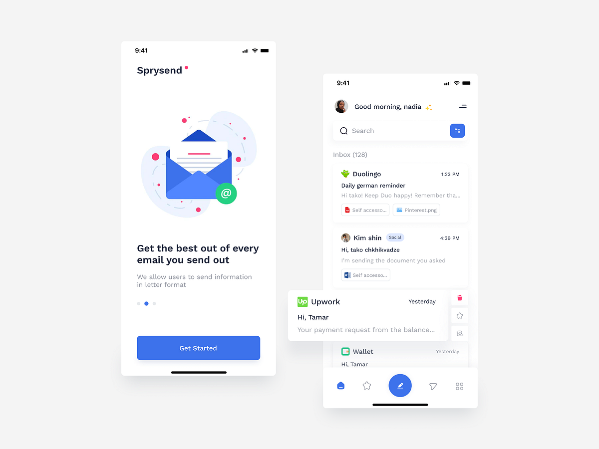 Simple Messaging App Concept by Giorgi for Ascended on Dribbble Simple Messaging App Concept by Giorgi for Ascended on Dribbble