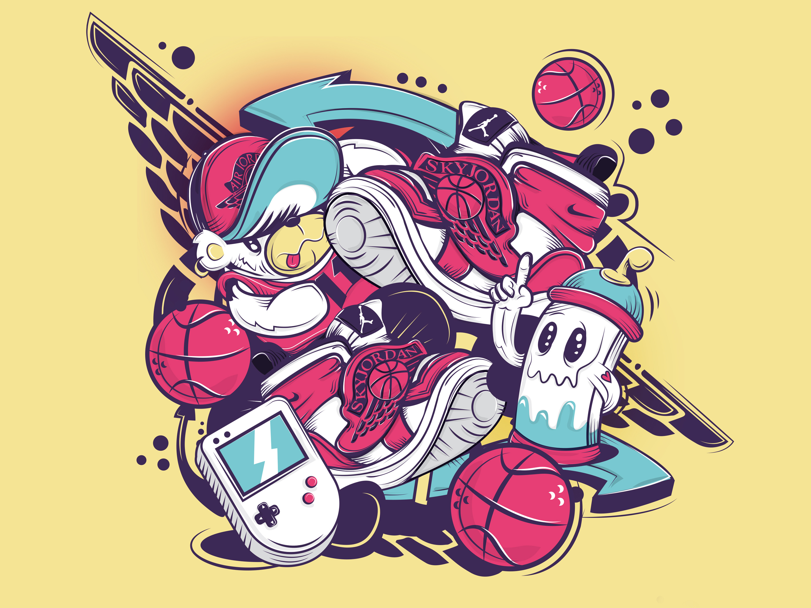 Street art - graffiti art by Rens Willemsen on Dribbble