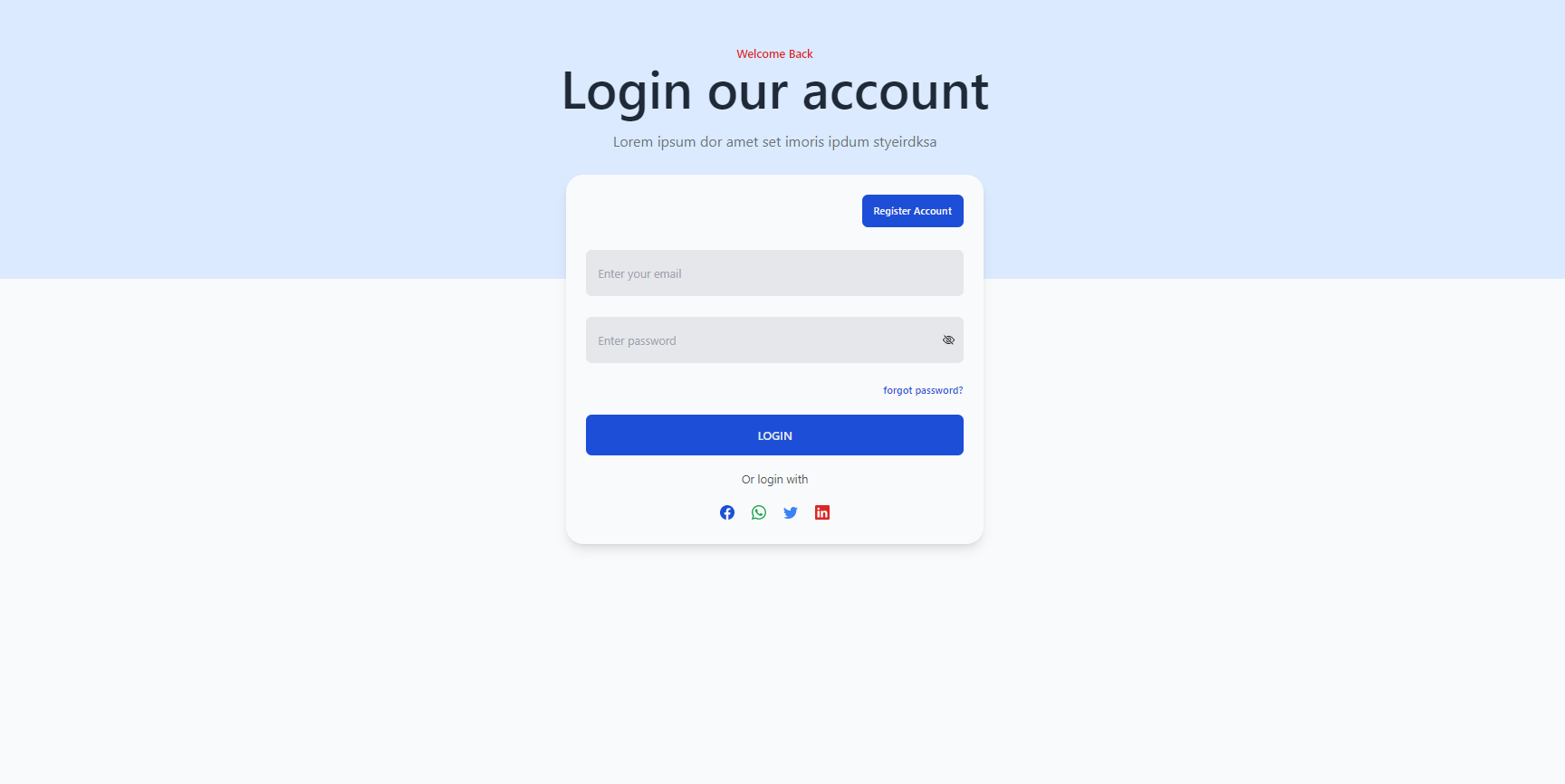 Tailwind CSS Login by Yujesh K C on Dribbble