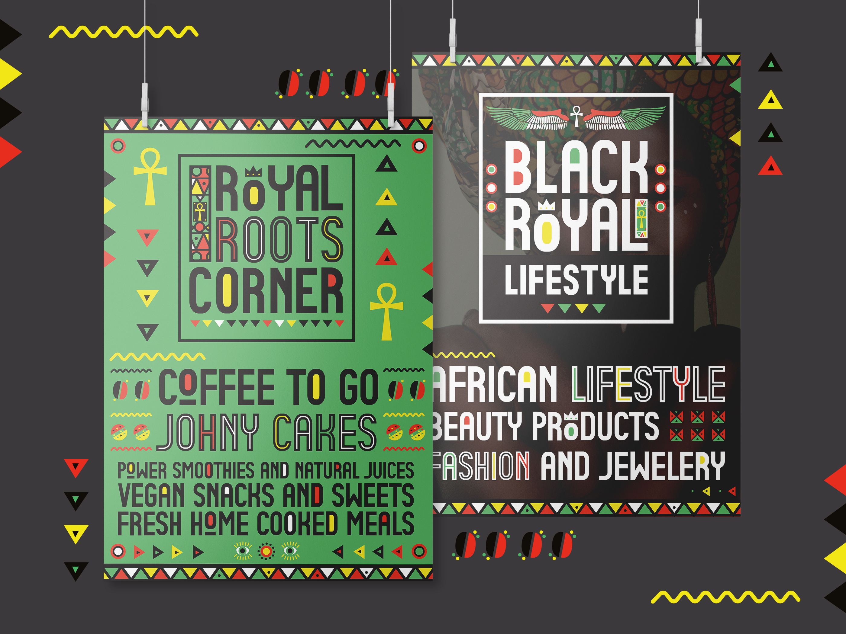 African Style poster design by Rens Willemsen on Dribbble