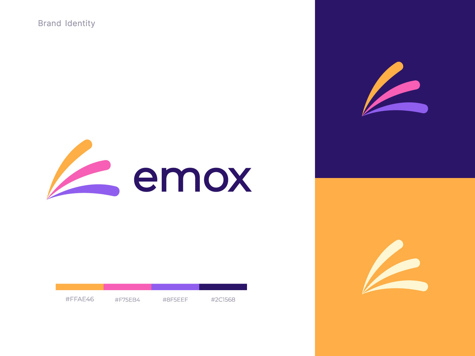 emox logo design by Joy Ahamed - Logo Designer on Dribbble