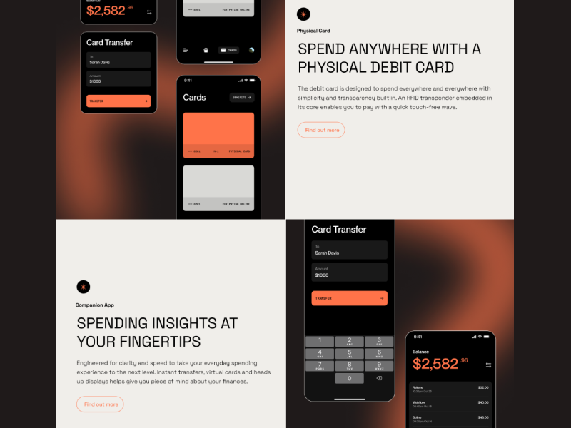 Relume Design Challenge - FINALS - Rebank Website Design by Kristina ...