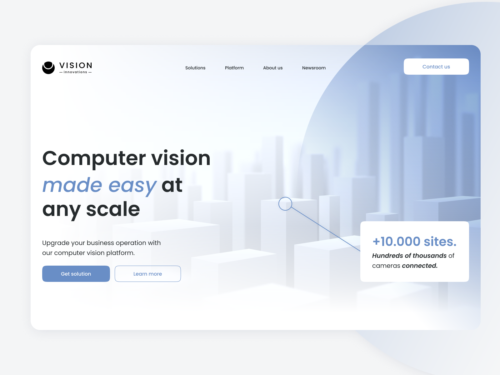Computer vision / AI system - Website for Business by Darya Shamko on ...