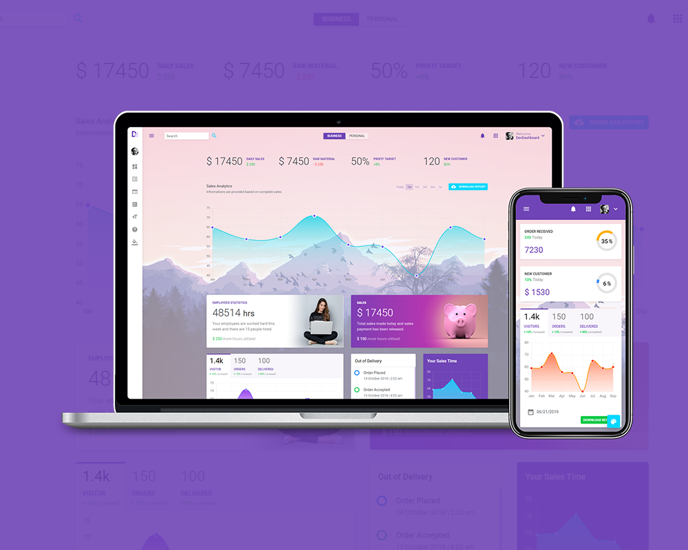 Admin dashboard HTML template with multiple business demo by Adminuiux ...