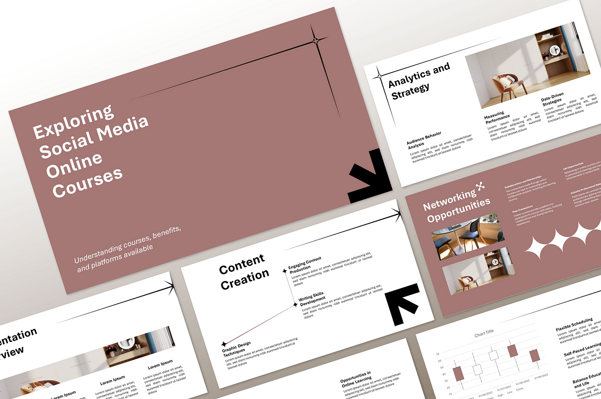 Courses PPT Template by Pikgura Studio on Dribbble