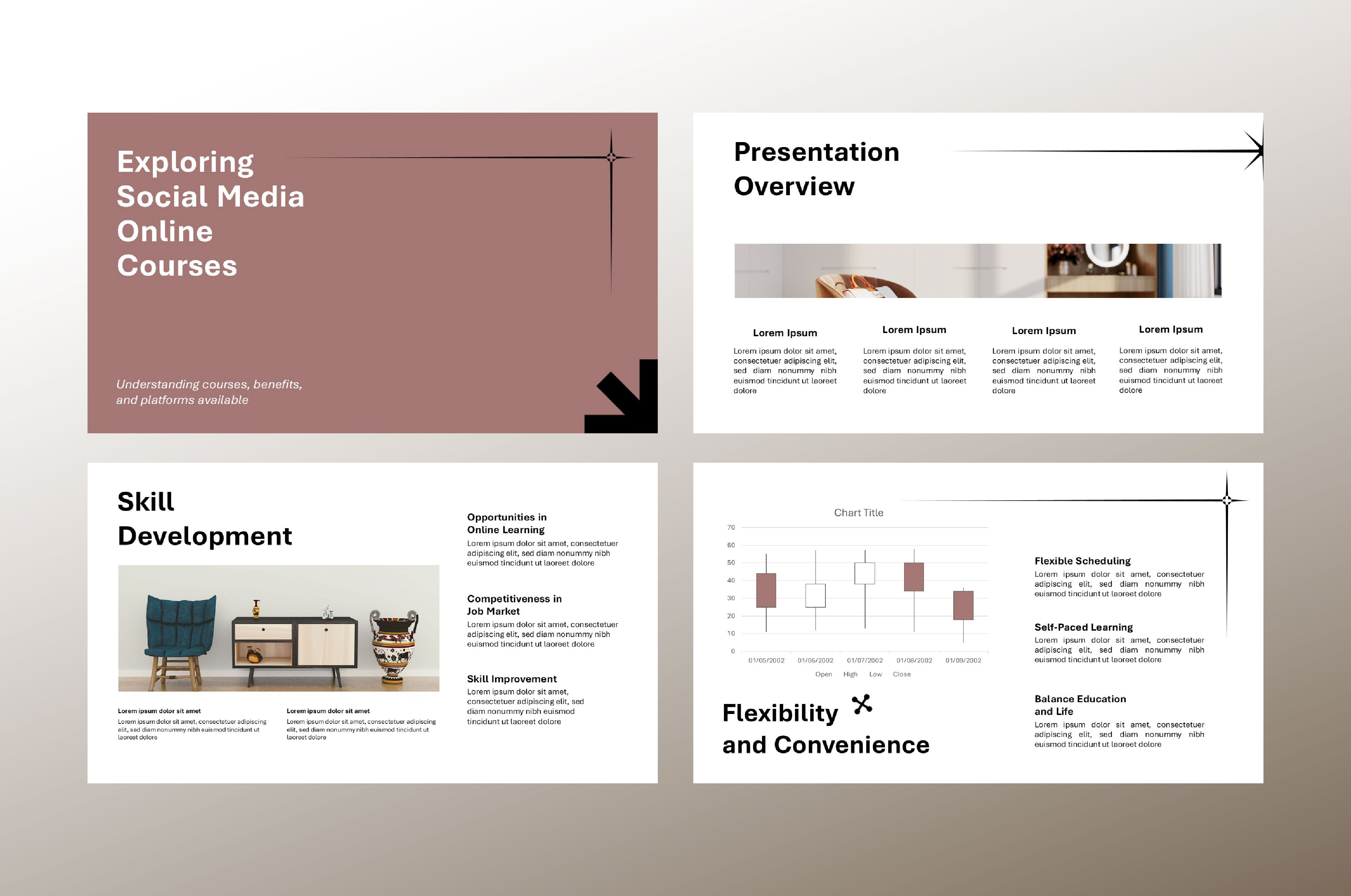 Courses PPT Template by Pikgura Studio on Dribbble