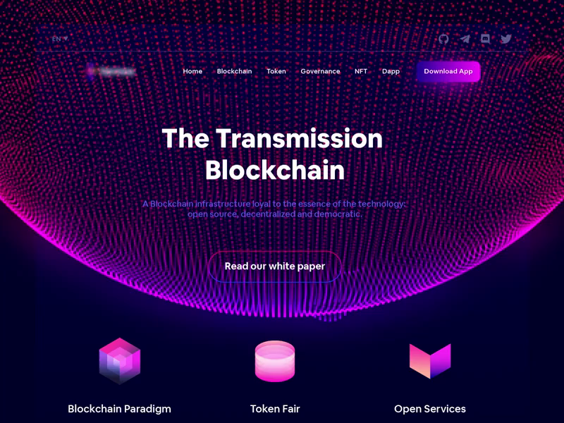 Blockchain Visual UI by Lalit for theosm™ on Dribbble