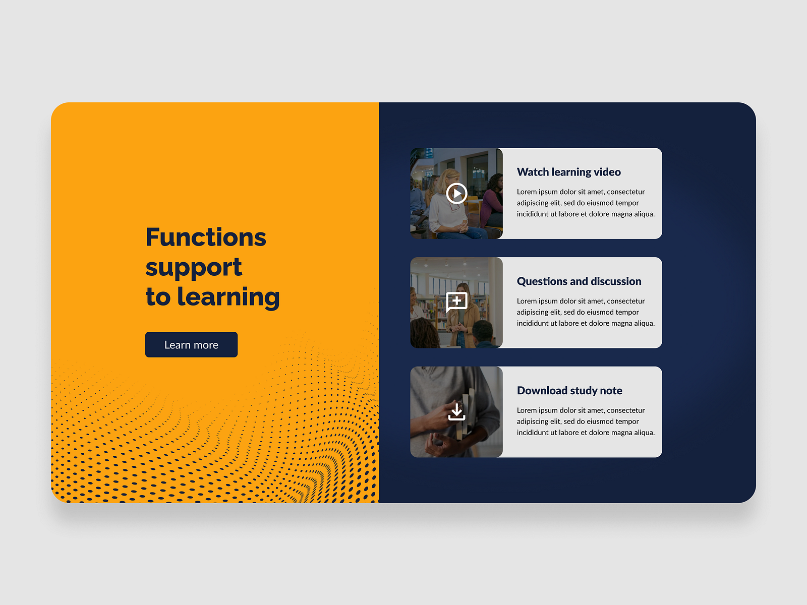 Features Section Web Design By Eslender Macias On Dribbble