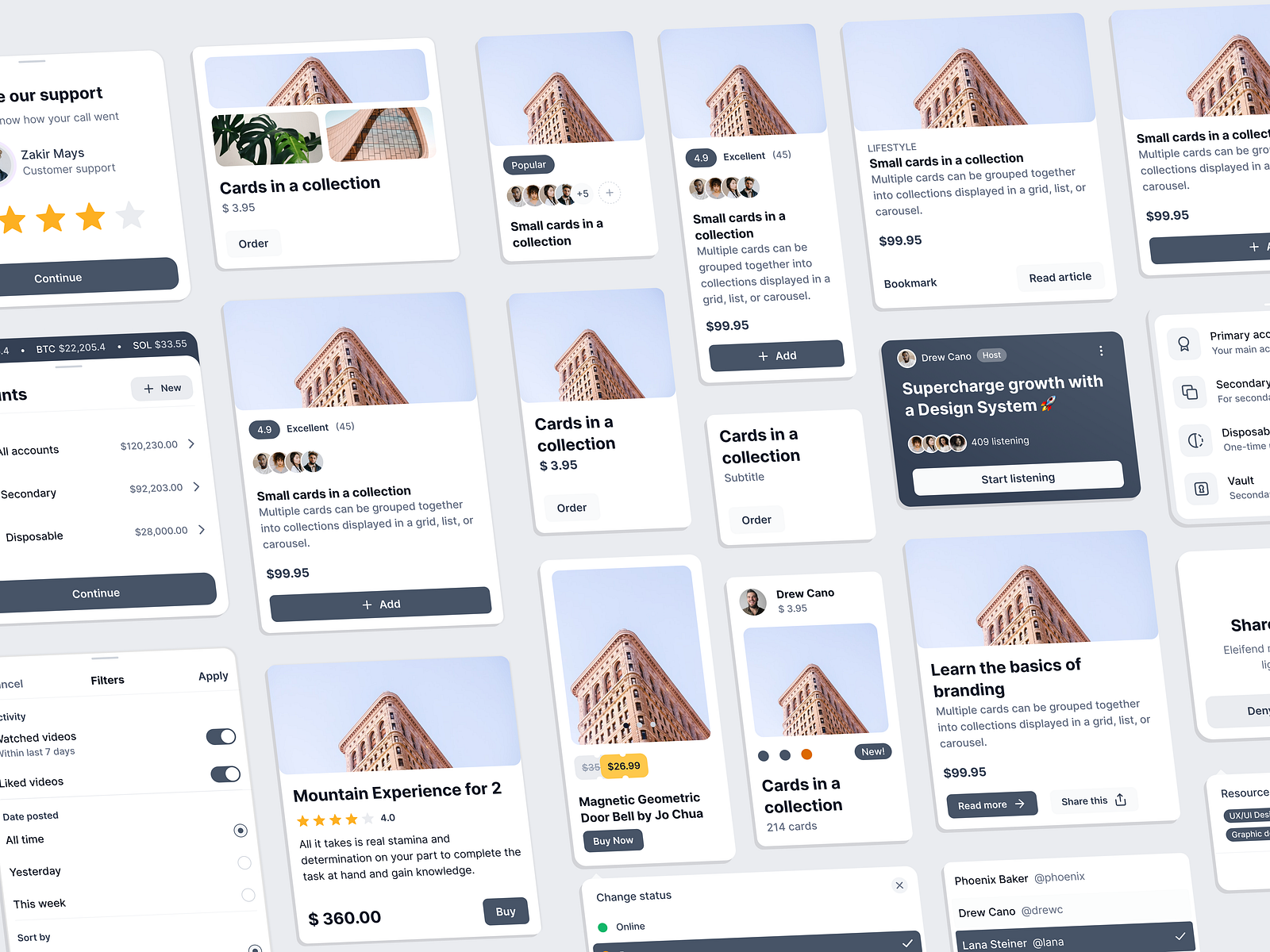 design systems + tokens by Vytas Bu for Outframe on Dribbble