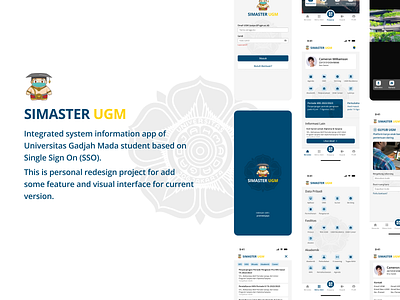 SIMASTER UGM App re-design by prasetya t on Dribbble