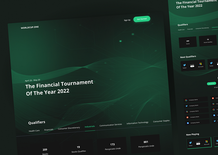 World Cup - Banking Platform (UX/UI design) by Alex Kibak on Dribbble