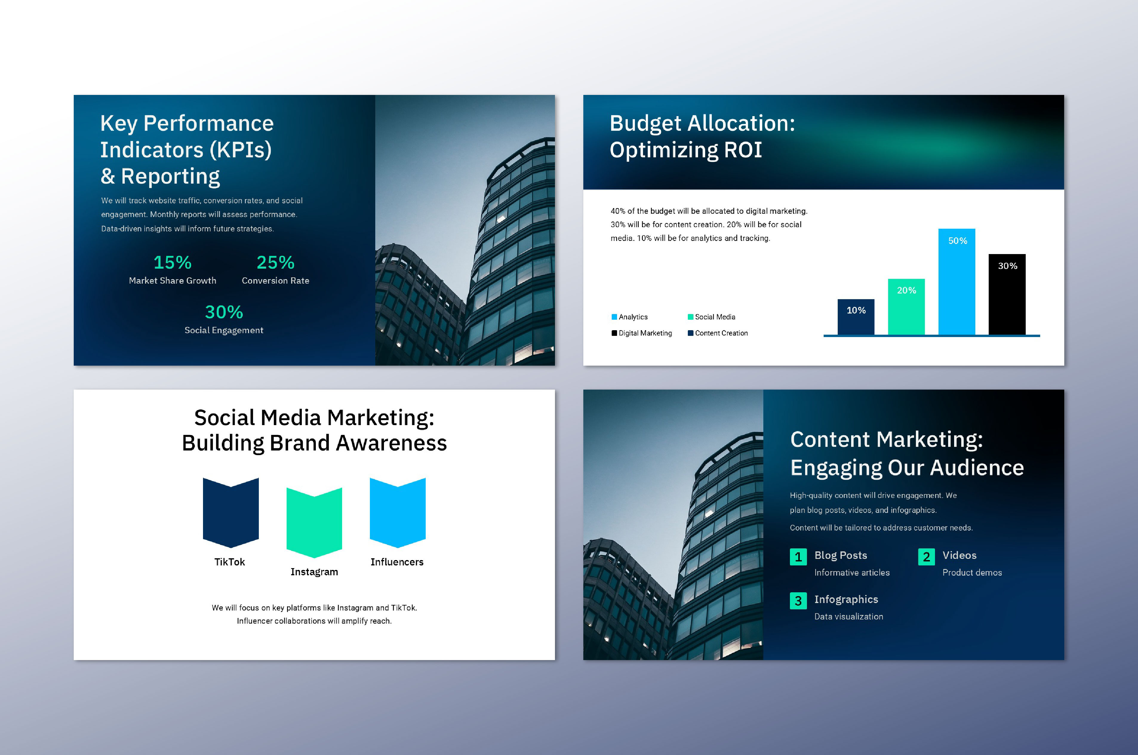 Marketing Ppt Template By Pikgura Studio On Dribbble