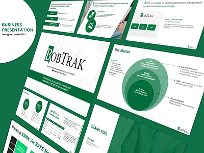 BOBTRAK - BUSINESS PRESENTATION by Nazia Saghir on Dribbble