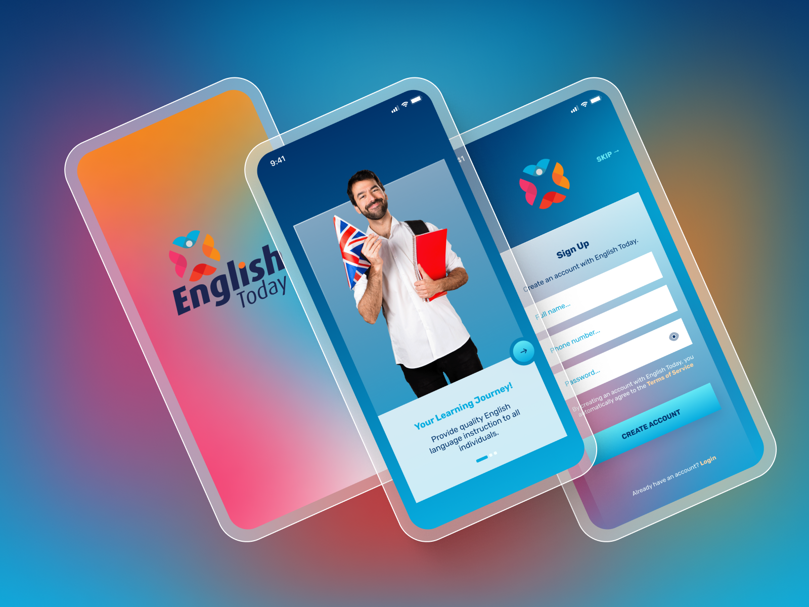 Language Learning App - English Today by Ahmad Ragab on Dribbble