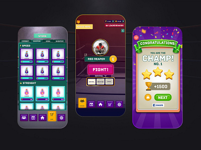 Mobile Game UI designs, themes, templates and downloadable graphic ...
