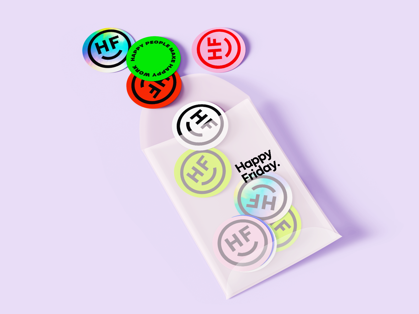 Happy Friday Agency Rebrand | Logo Design by Kyle Light on Dribbble
