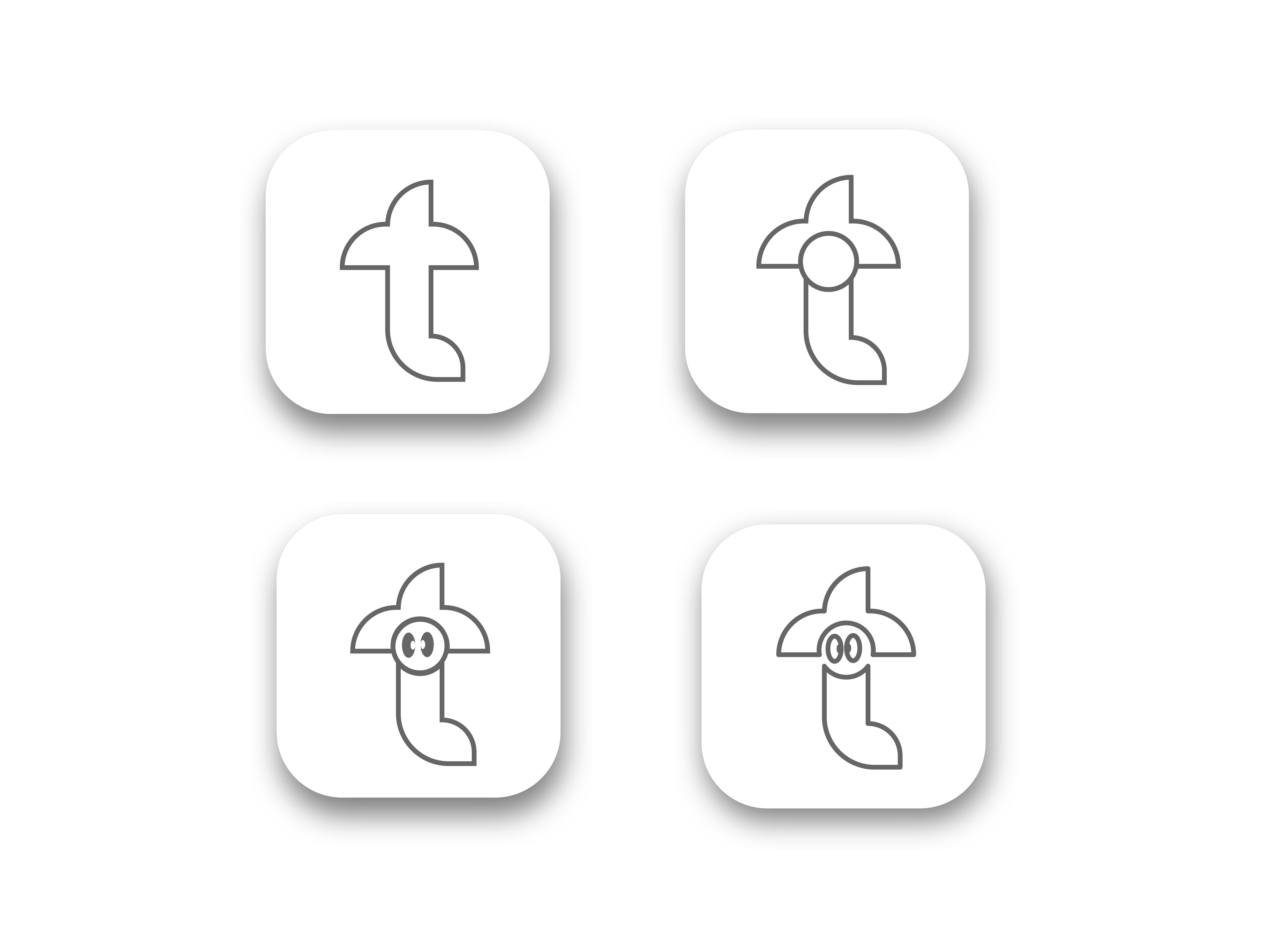 Tumblr app icon redesign logo concept by Abu Hena Rasel on Dribbble