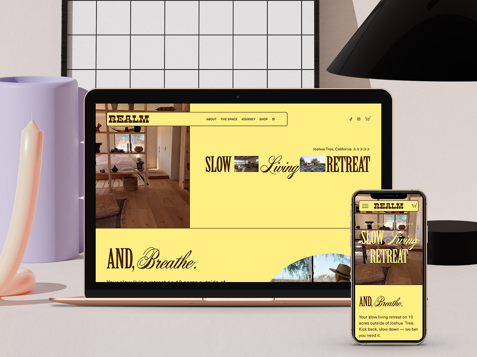 REALM Squarespace Website Template by PEARLER on Dribbble