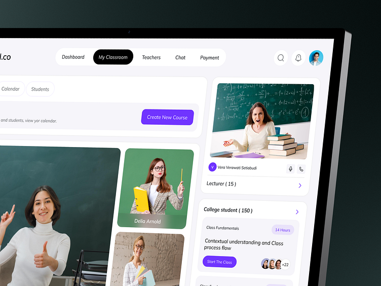 Edutech Dashboard Design By Maruf Hassanрџ ґ On Dribbble
