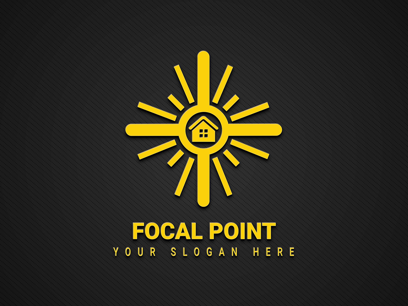 REAL ESTATE-FOCAL POINT-LOGO DESIGN by Anima Karmakar on Dribbble