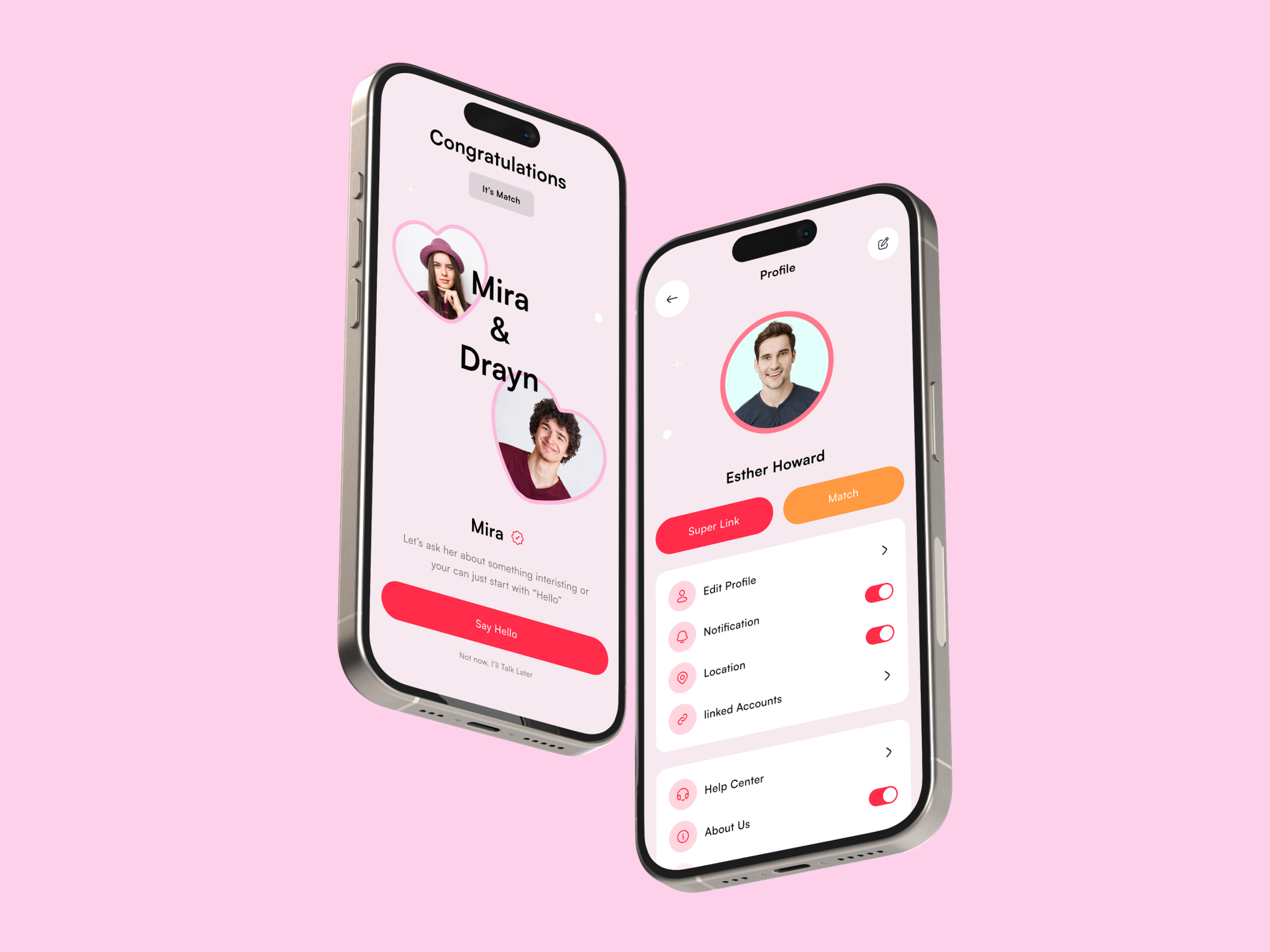 Dating App UI Design by Sk Raju Hossin on Dribbble