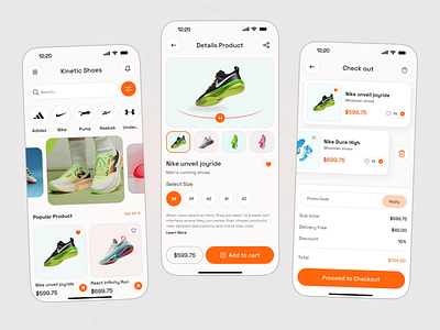 Online Shoes - Mobile App design 👟 by Md Jahid Hasan on Dribbble