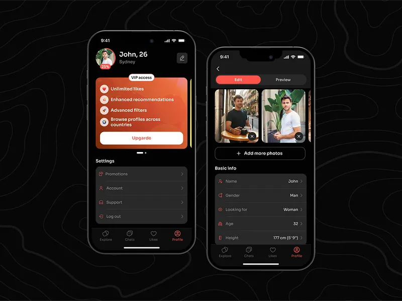 Browse thousands of Tinder UI images for design inspiration | Dribbble