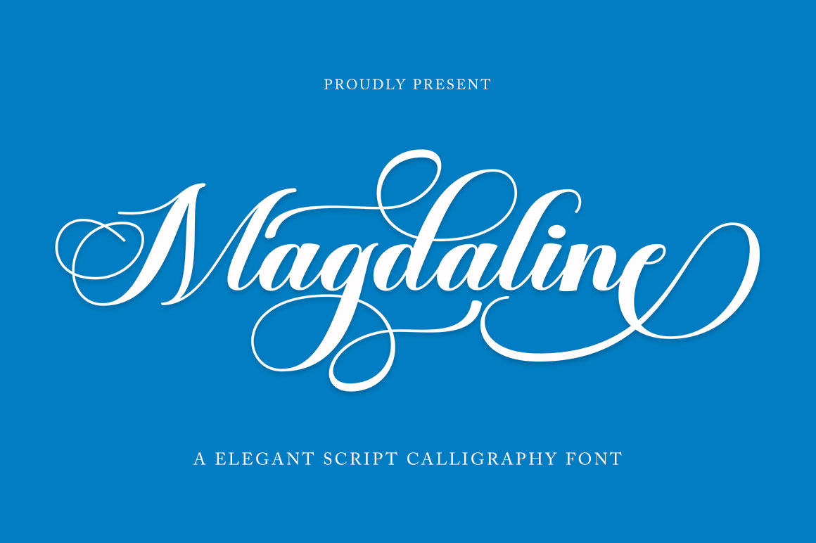 Magdaline Script by Hasrizal on Dribbble
