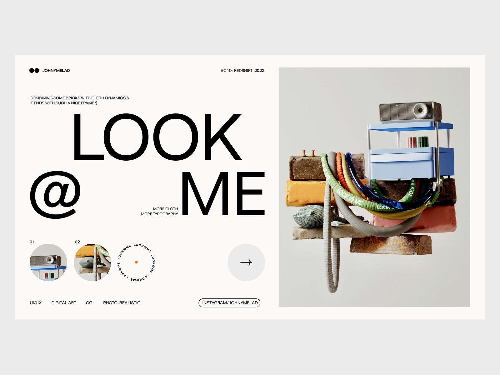 Look@me by John Melad for Awsmd on Dribbble