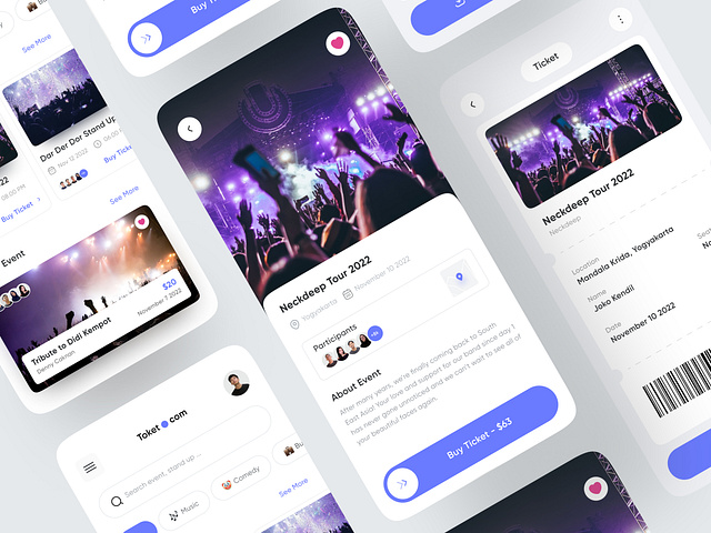 Browse thousands of Event Ticket Booking Mobile App images for design ... Browse thousands of Event Ticket Booking Mobile App images for design ...