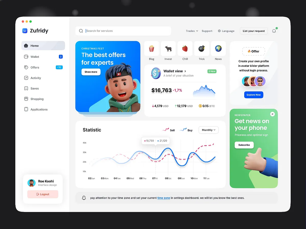 Browse thousands of Dashboard Header images for design inspiration ...