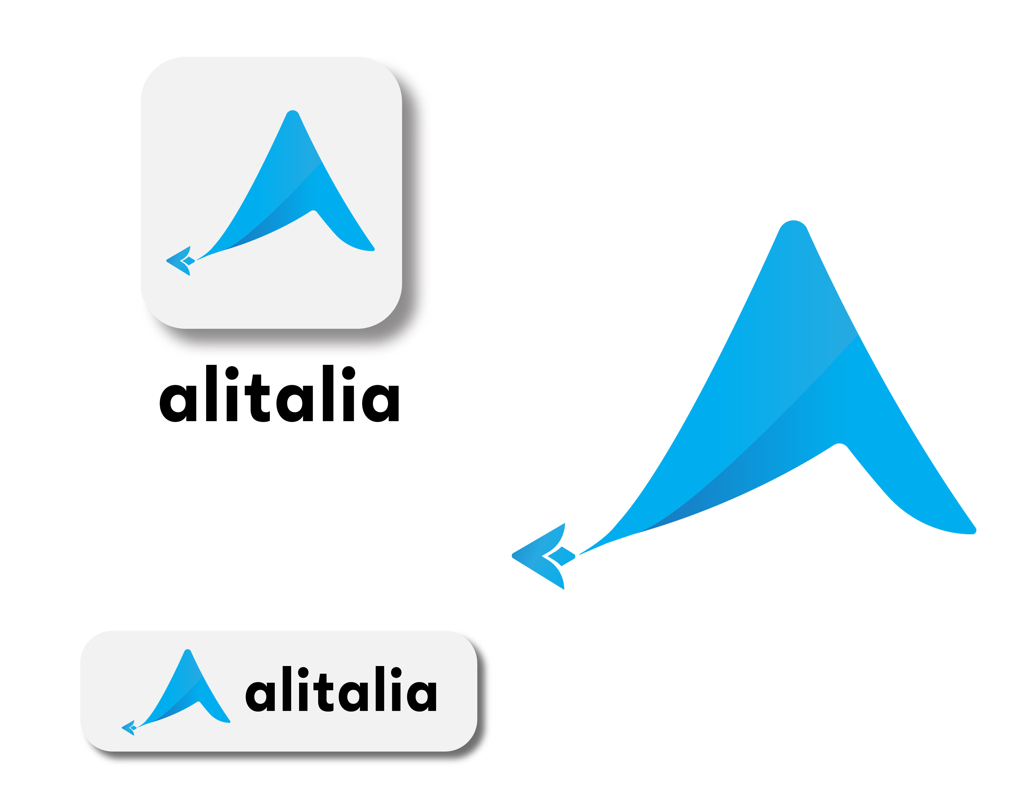 modern aero and a letter logo design by Md Yousuf Hossen on Dribbble