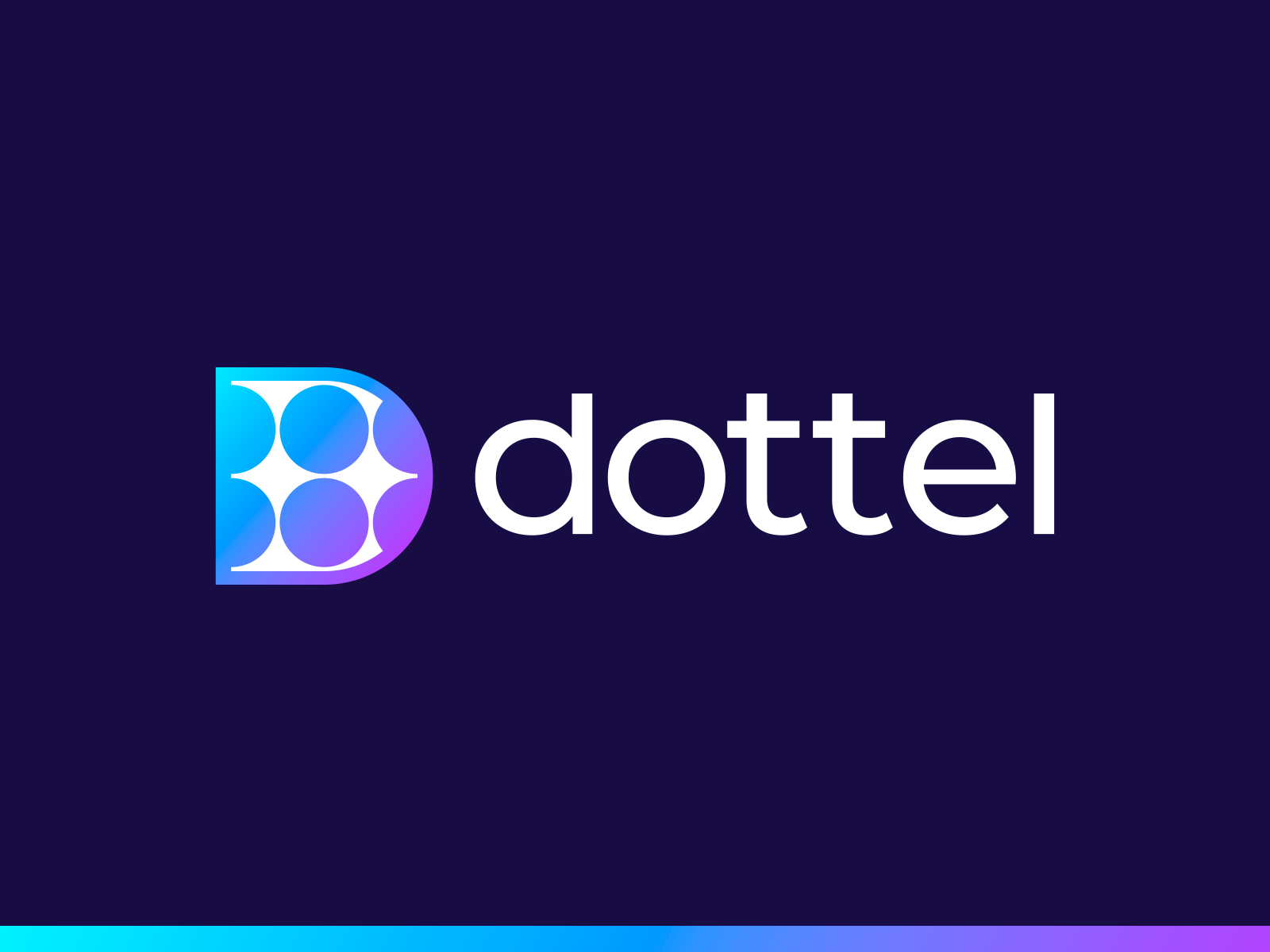 letter D + Data Transfer + Dot, dottel - logo design exploration by ...