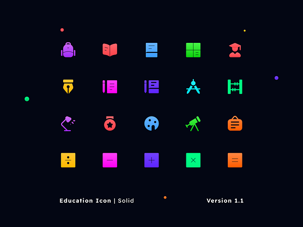 Icons version - 1.1 by Abid Rahman on Dribbble