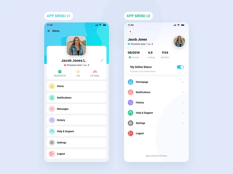 App Menu designs, themes, templates and downloadable graphic elements ...
