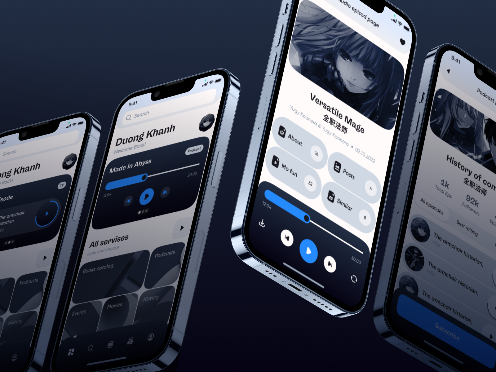 Liba – e-library UI Kit | podcasts by Lumelskaya Anna on Dribbble