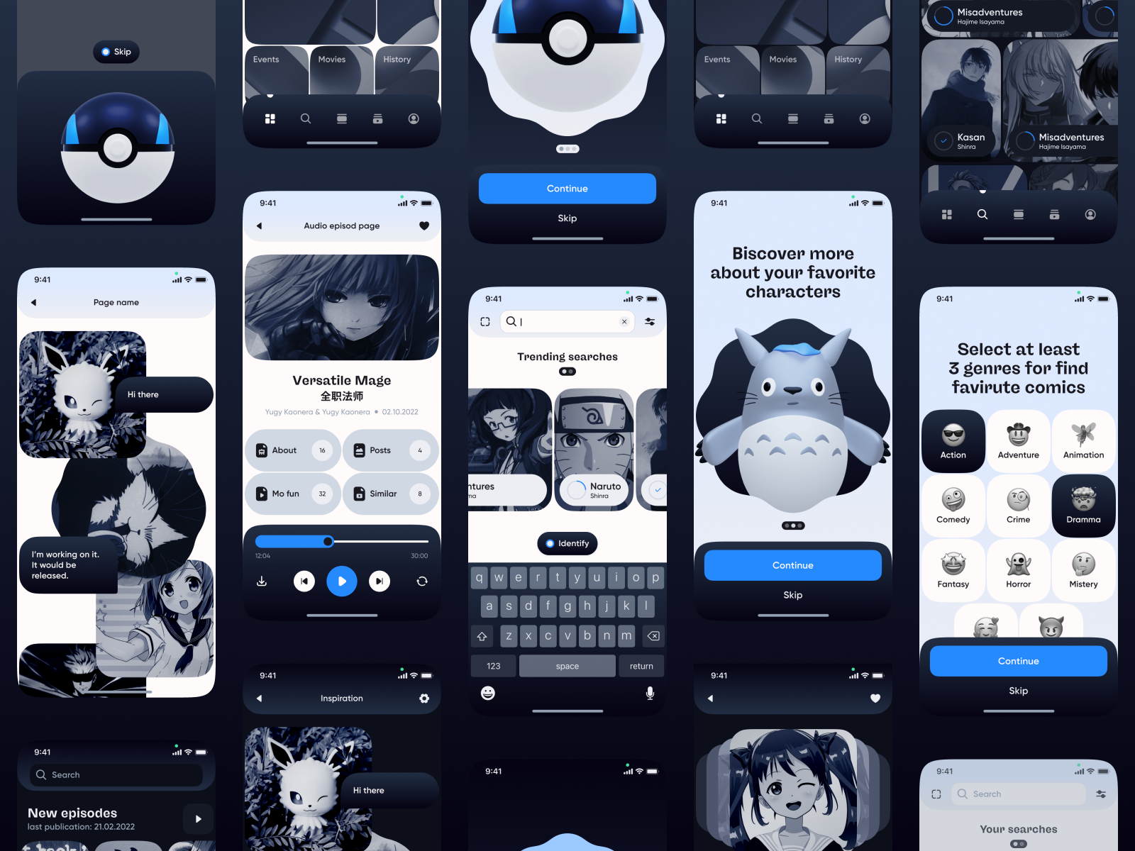 Liba – e-library UI Kit | podcasts by Lumelskaya Anna on Dribbble