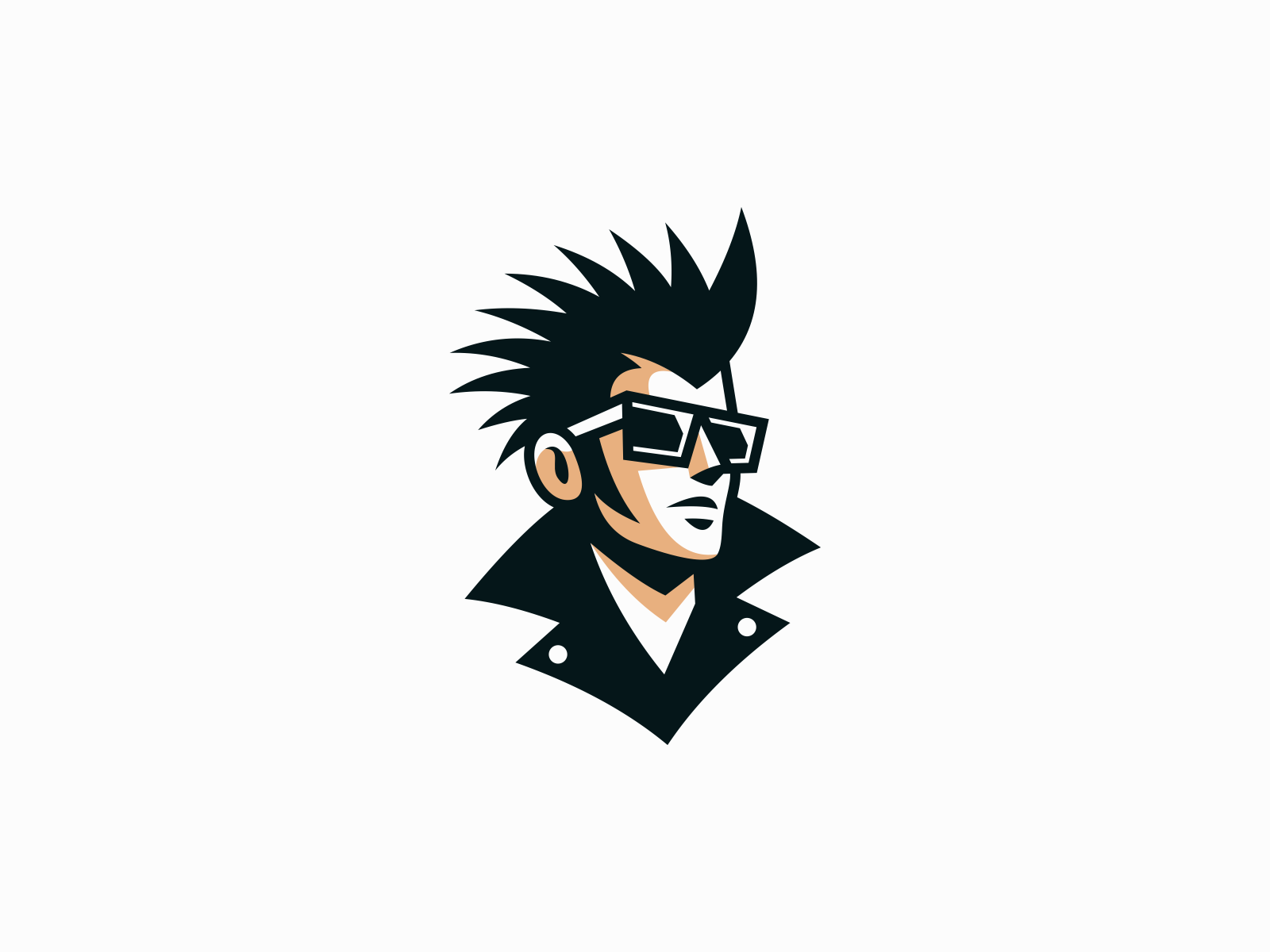 Cool Rocker Logo by Lucian Radu on Dribbble