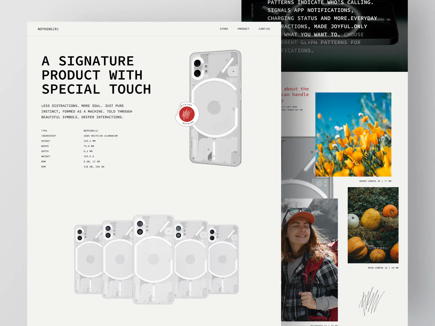 Nothing Phone - Landing Page Animation by Fandhitya Giovani for Odama ...
