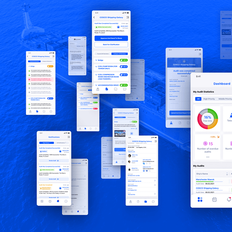 Ship Audit by D&D on Dribbble