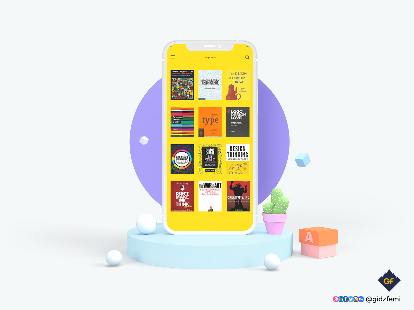 Let's get reading. by Gidz Femi Badejo on Dribbble