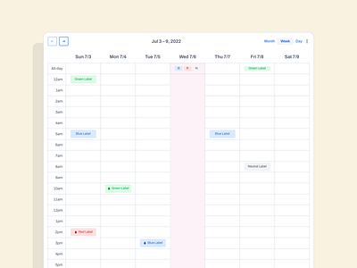 Calendar UI design best practices & Date picker inspiration by Roman ...