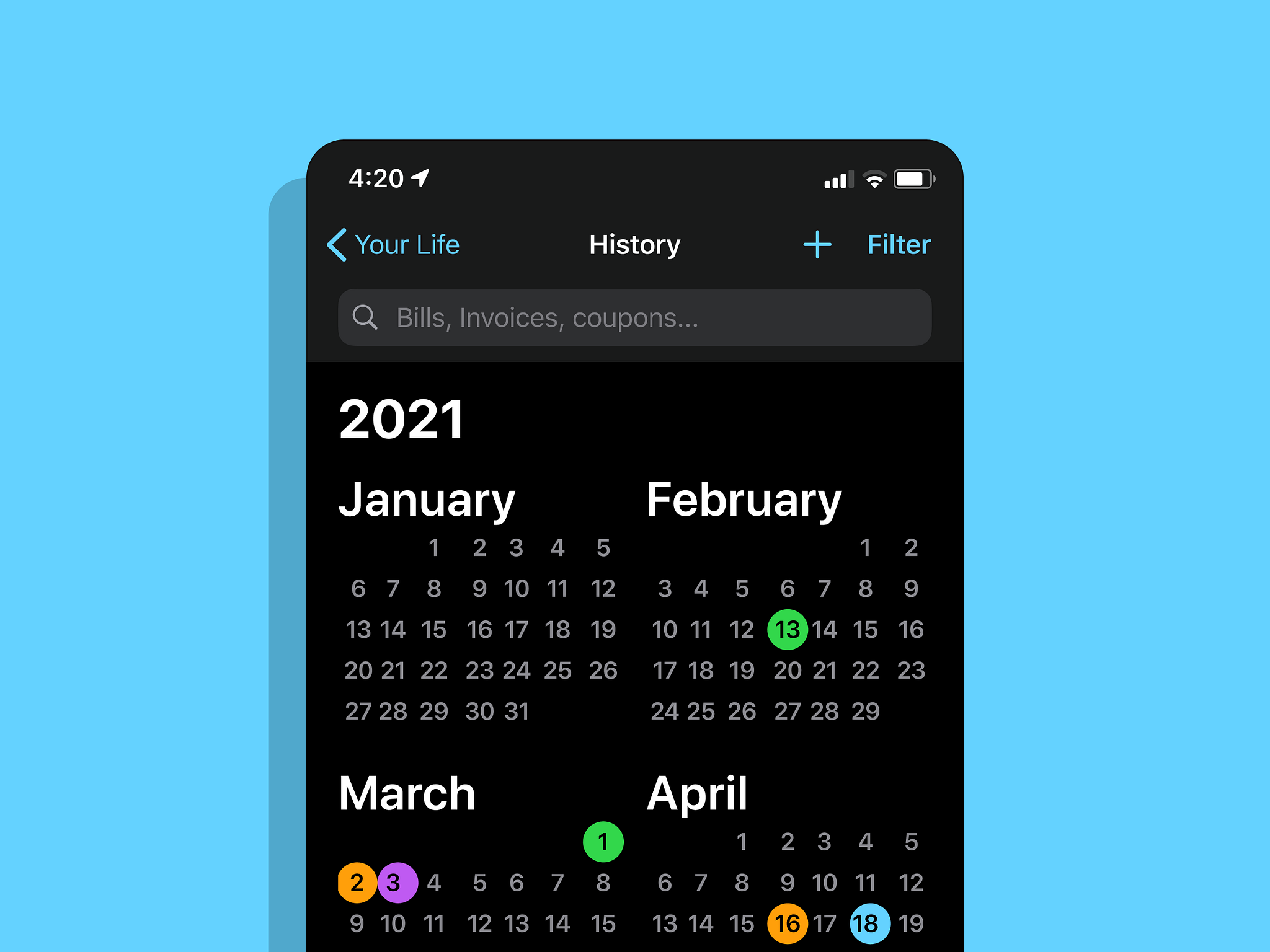 Calendar UI design best practices & Date picker inspiration by Roman ...