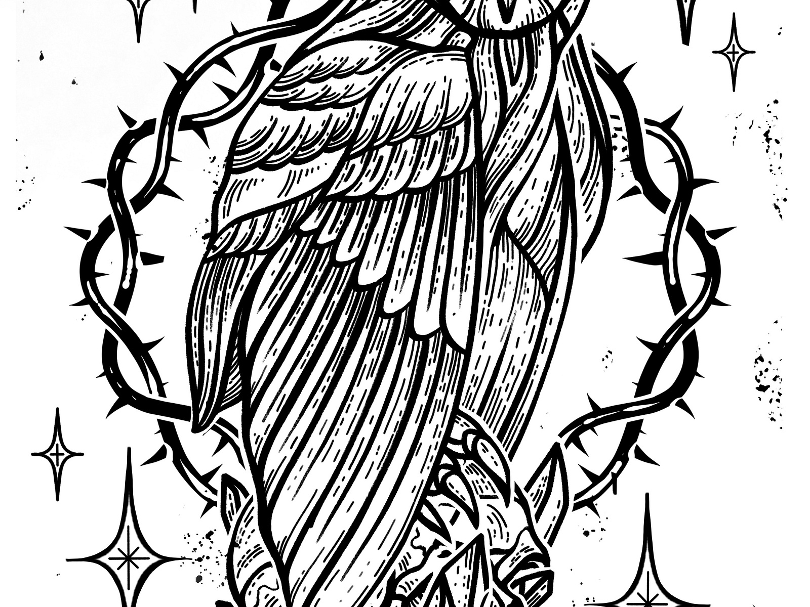 Etching inspired technique by Arther Liksho on Dribbble