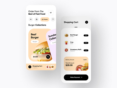 Fast Food App Concept by Mohammed virji on Dribbble