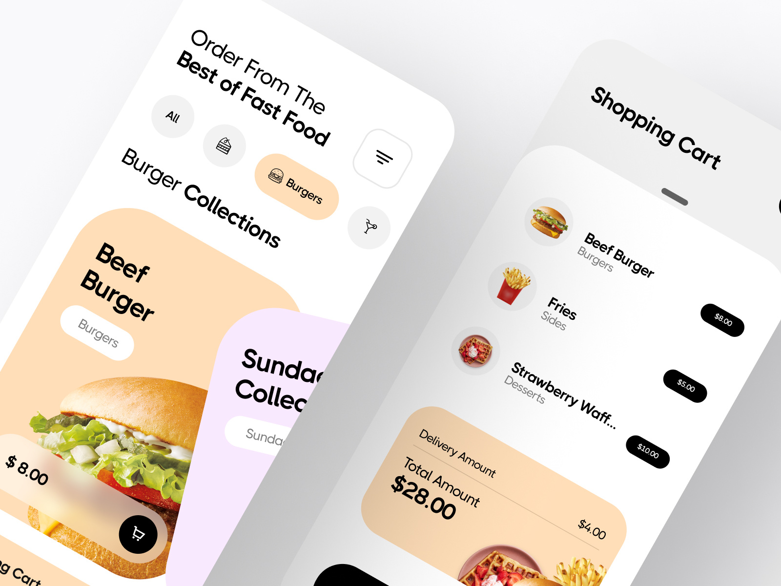Fast Food App Concept by Mohammed virji on Dribbble